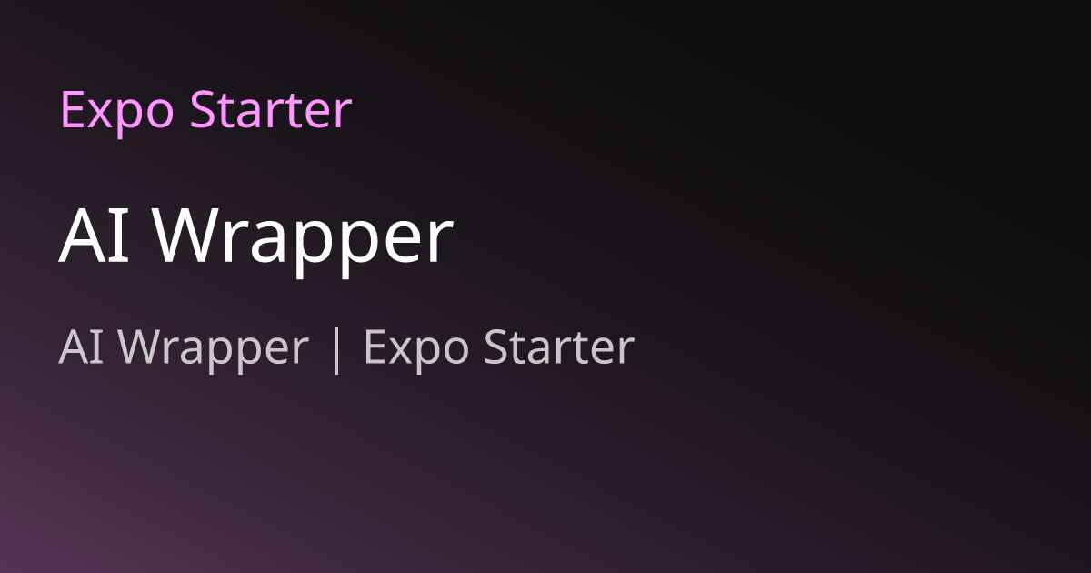 AI Wrapper